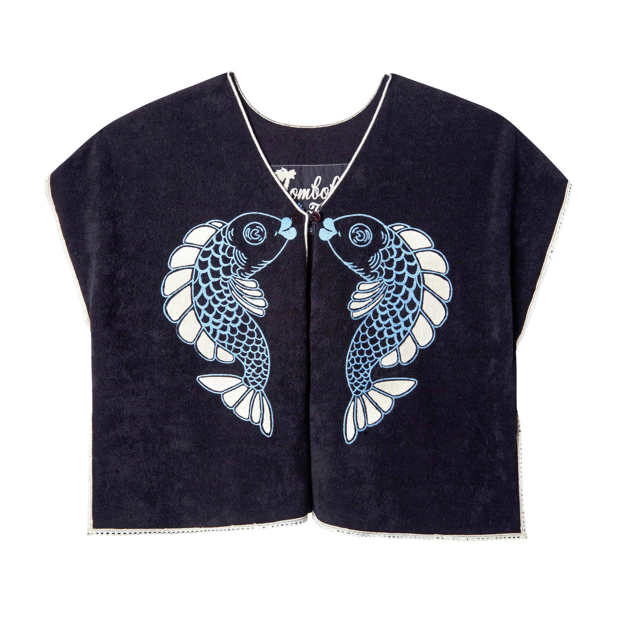 'Fish Smooch' Hand Towel Top – Tombolo Company